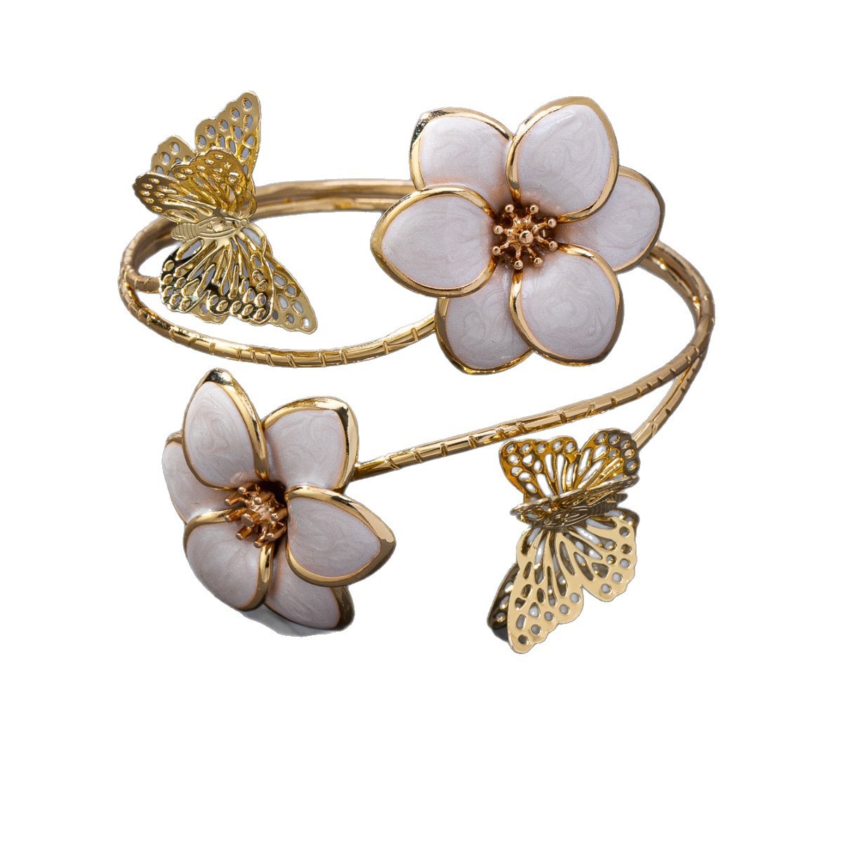 Fashion Flower Butterfly Cold Wind Women’s Bangle – Kiwi Trending