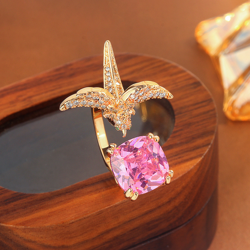 High-grade Temperament New Colored Gems Ring For Women – Kiwi Trending